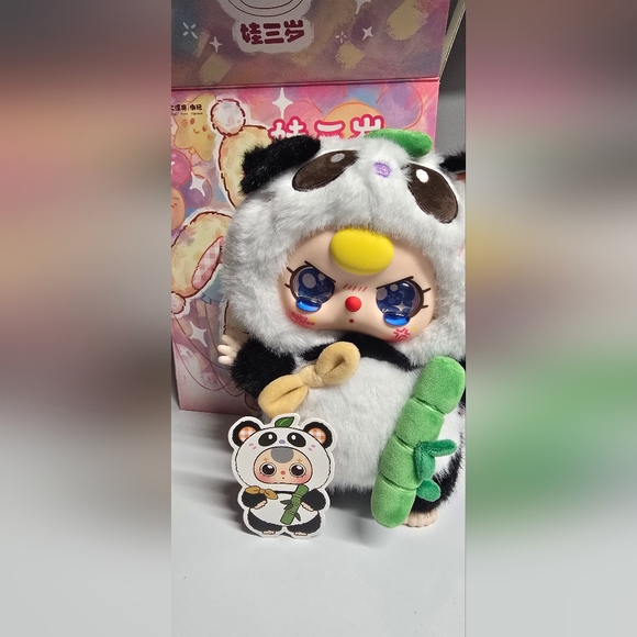 Baby Three | Toys | Pop Mart Baby Three 40 V2 Panda | Poshmark